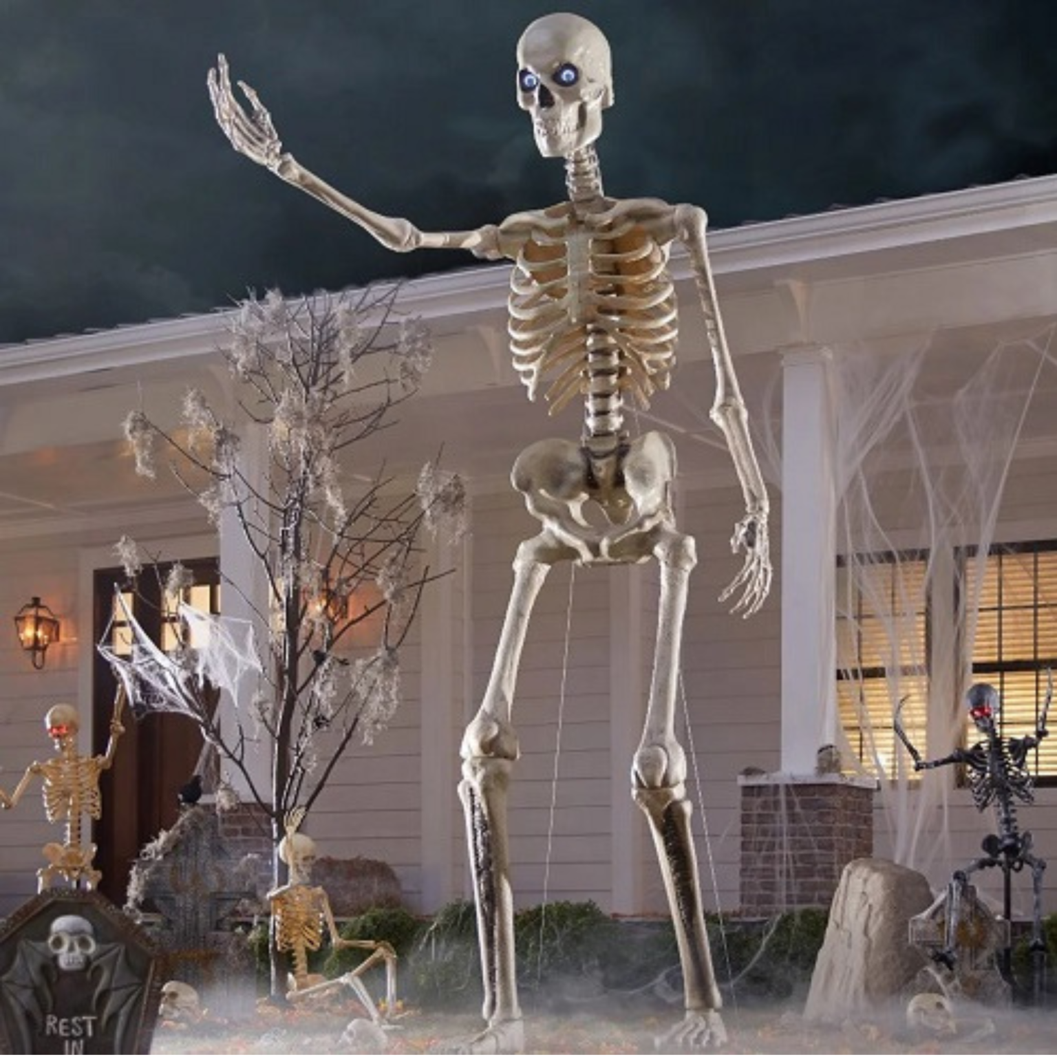 12ft Skeleton Animated Prop - Horror Shop FX