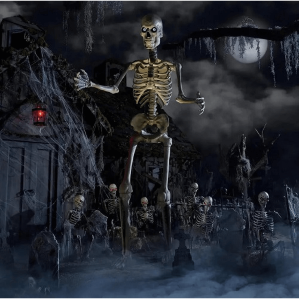 12ft Skeleton Animated Prop - Horror Shop FX